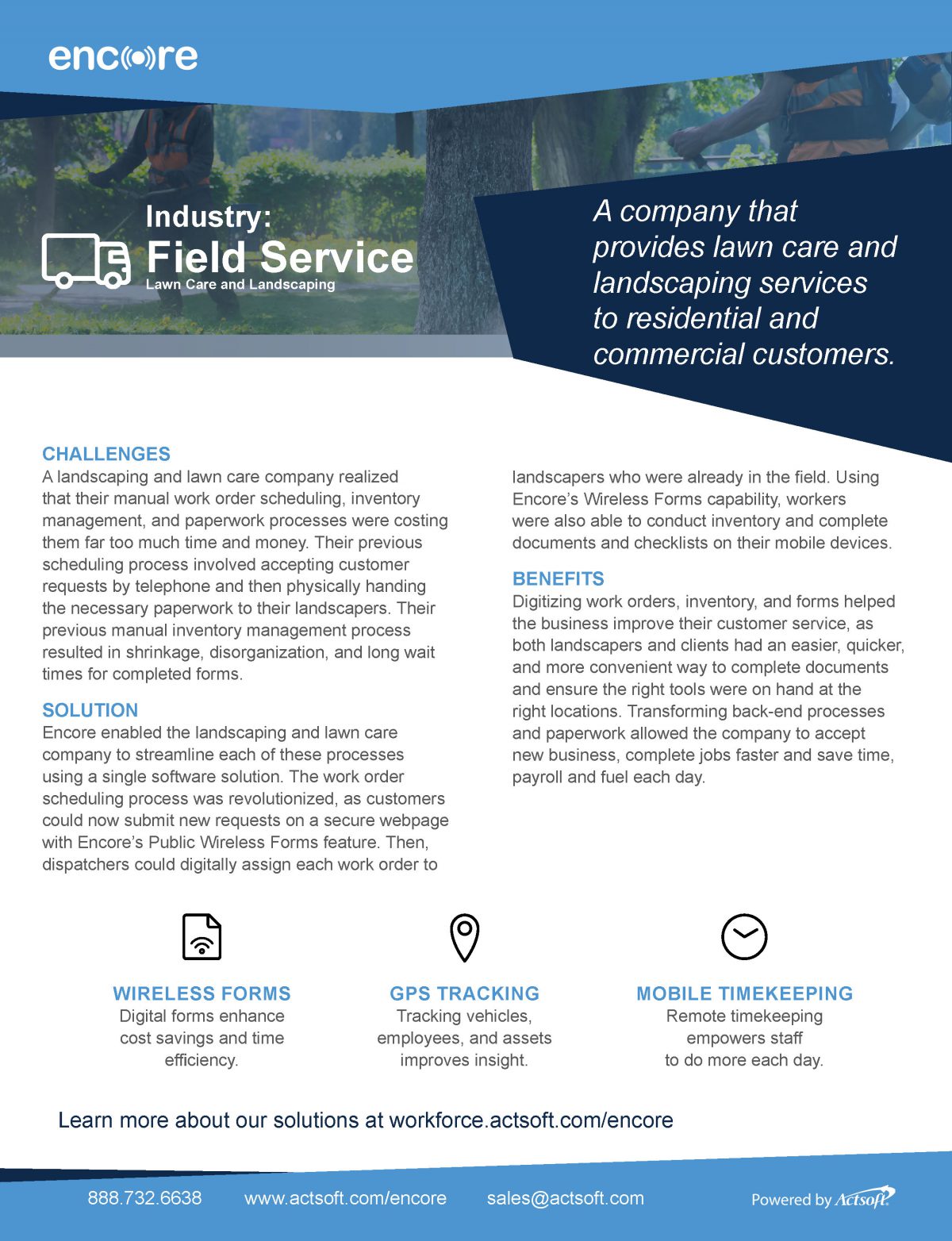 Use Cases for Different Industries: Encore